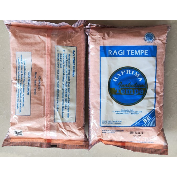 Jual Ragi Tempe RAPRIMA - 500 Gram | Shopee Indonesia