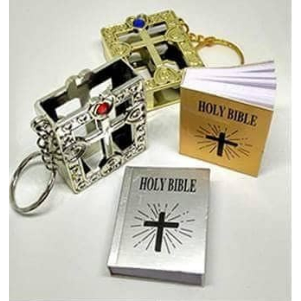 Jual GANTUNGAN KUNCI ALKITAB MINI/HOLY BIBLE | Shopee Indonesia