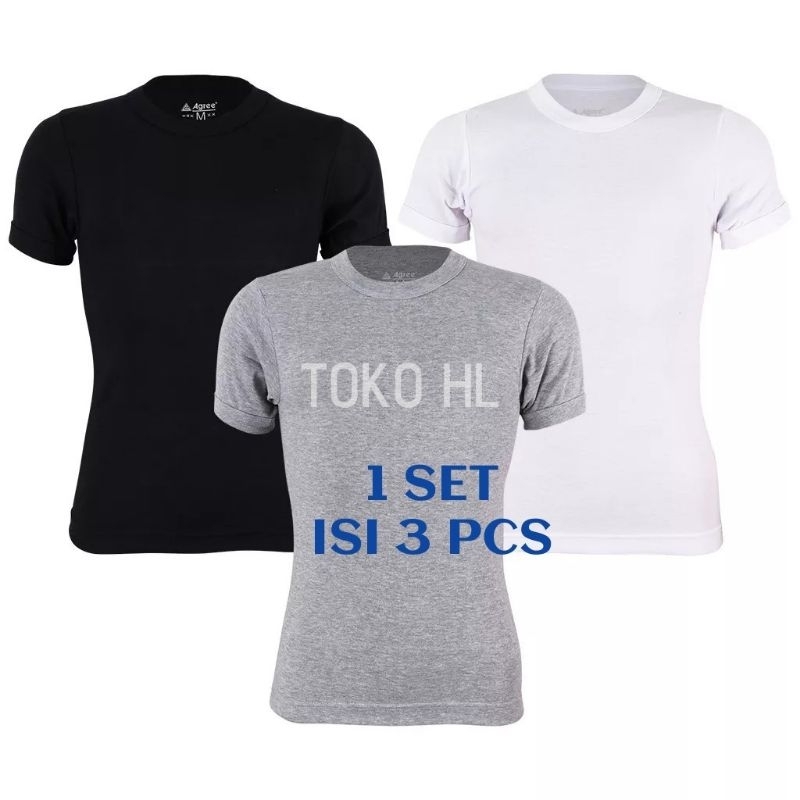Jual Isi 3 PCS Kaos Dalam Pria Agree SA006 Kaos Oblong | Shopee Indonesia Jual Isi 3 PCS Kaos Dalam Pria Agree SA006 Kaos Oblong | Shopee Indonesia