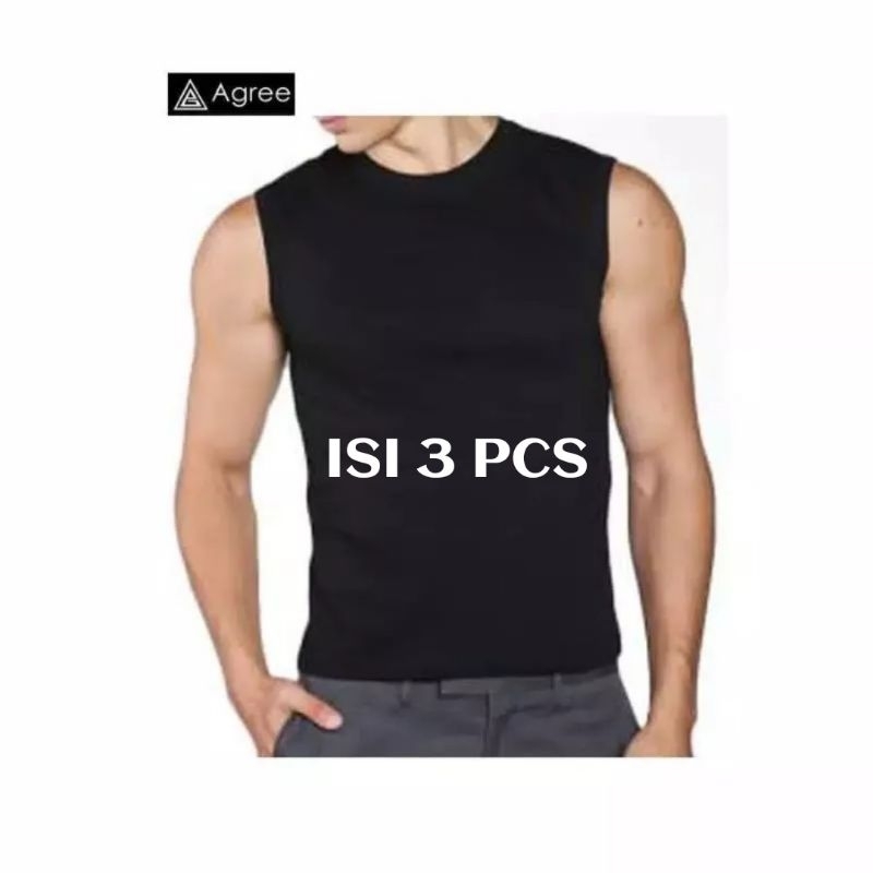 Jual Isi 3 PCS Kaos Dalam Pria Agree Kaos Oblong Tanpa Lengan SA005 ... Jual Isi 3 PCS Kaos Dalam Pria Agree Kaos Oblong Tanpa Lengan SA005 ...