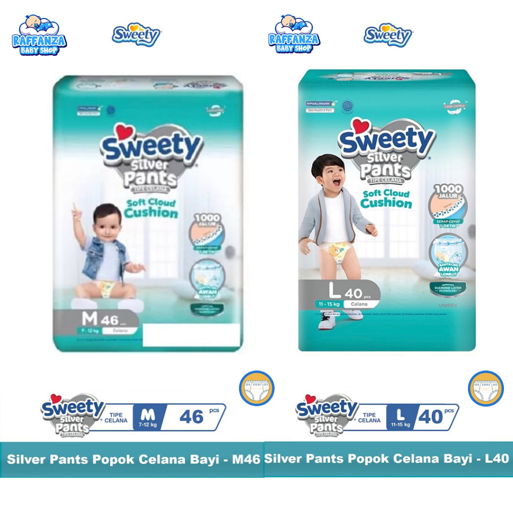 Jual Sweety Silver Pants M46 L40 | Shopee Indonesia
