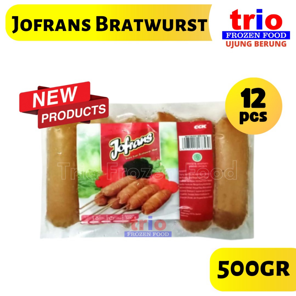 Jual JOFRANS Sosis Bakar Sapi / Bratwurst 500gr | Shopee Indonesia