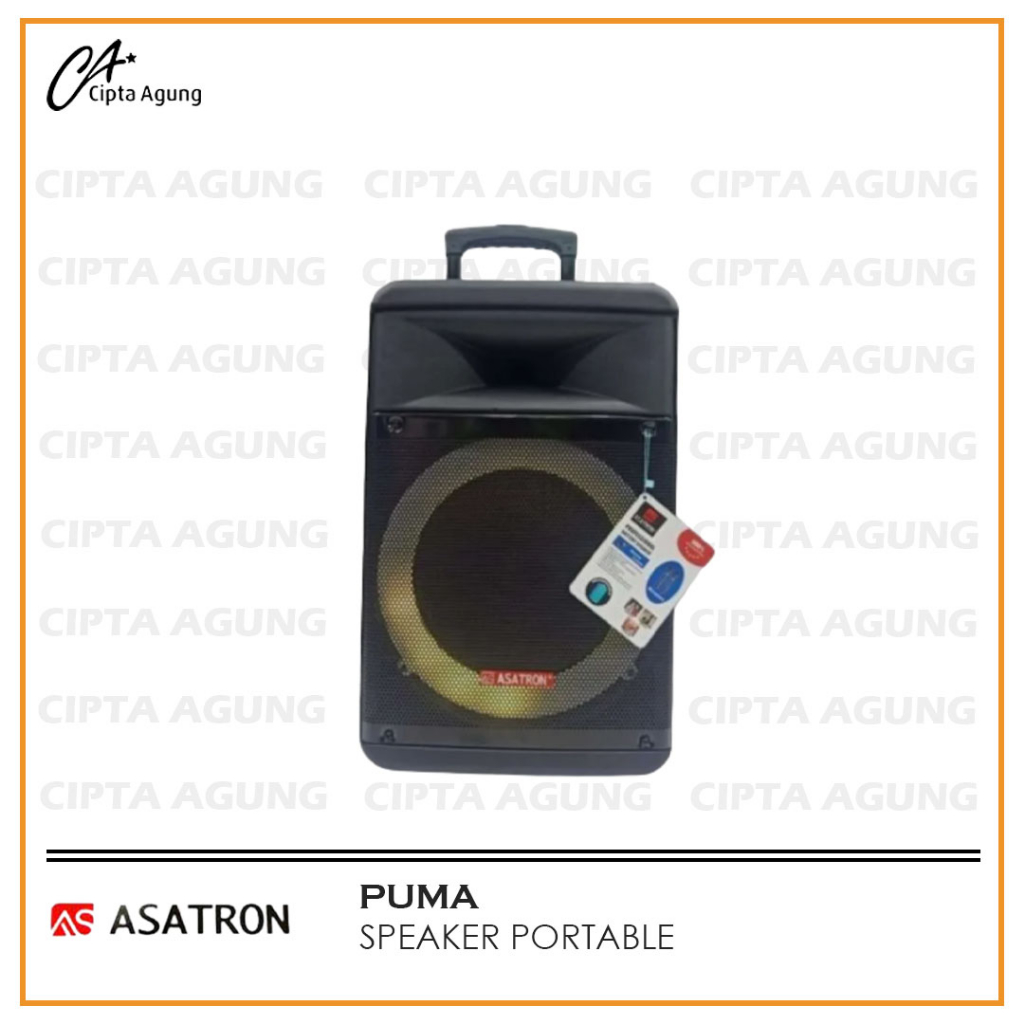 Jual Speaker Portable Asatron PUMA 12 inch | Shopee Indonesia