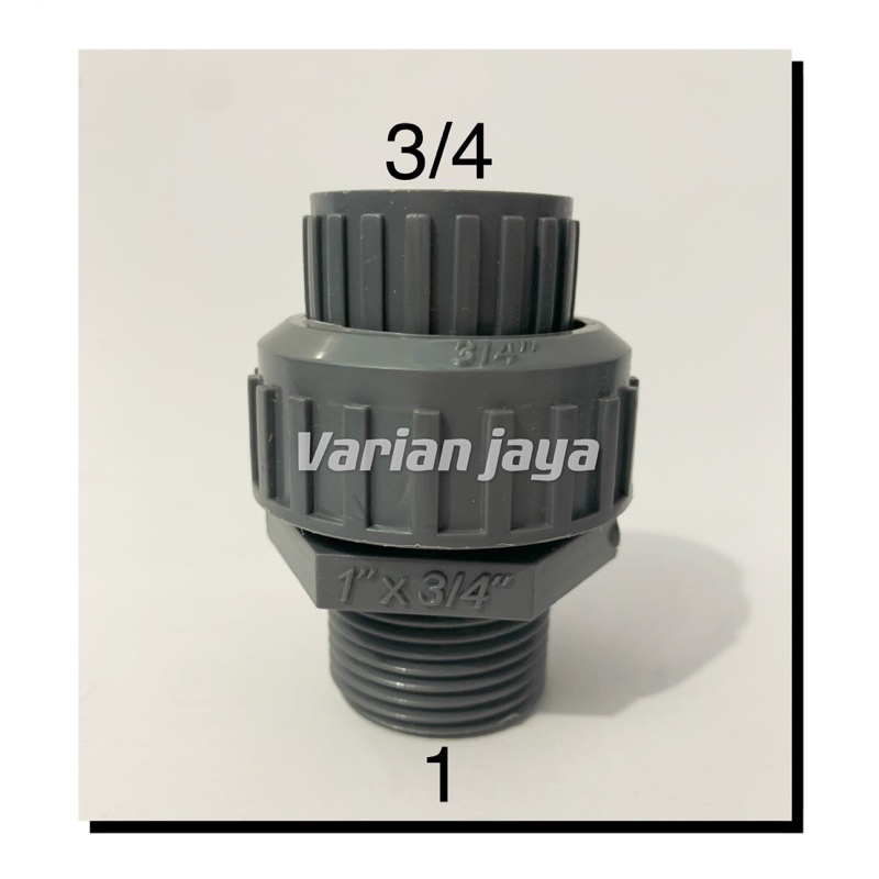 Jual Watermur Drat Luar 1 x 3/4 inch Polos Water Moor PVC Mur Sok 1x3/4” | Shopee Indonesia