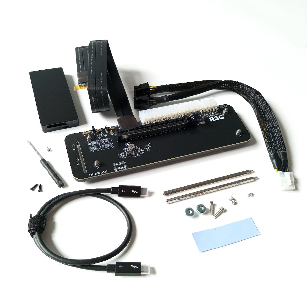 Jual EGPU TB3 THUNDERBOLT EXTENSION CABLE ADT-LINK PCIE X16 TO M.2 NVME ...