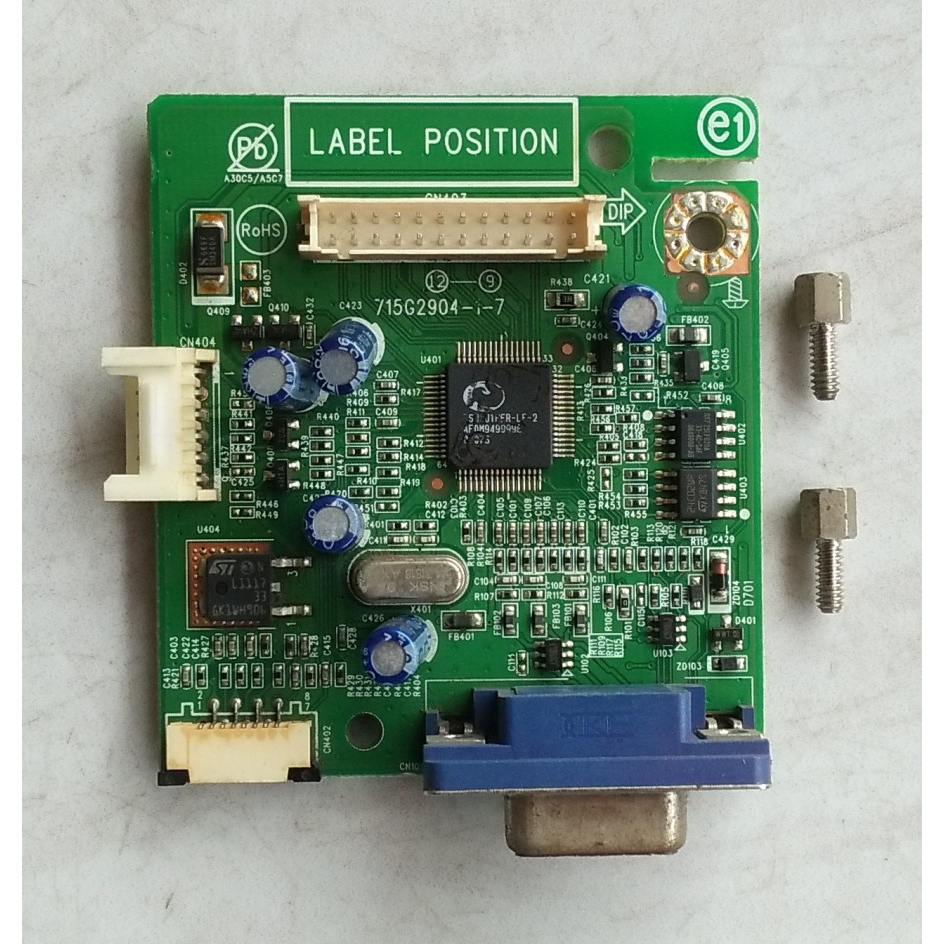 Jual Motherboard Mainboard Board Monitor LCD DELL E1709Wc | Shopee ...