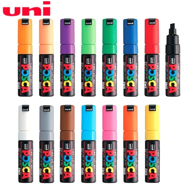 Jual SPIDOL POSCA PC-8K PAINT MARKER UNI POSCA TERMURAH KALIGRAFI ...