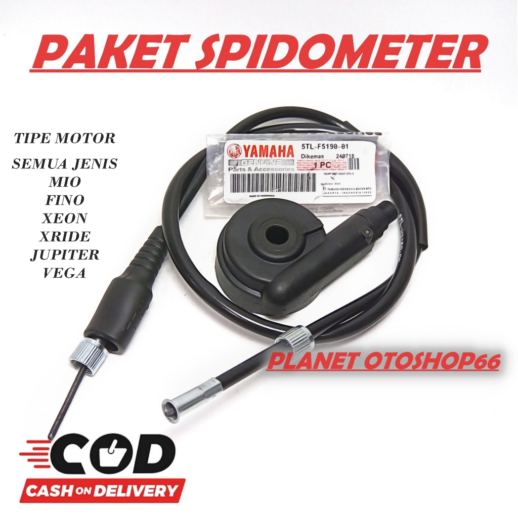 Jual PAKETAN GEARBOX KILOMETER + KABEL SPEEDOMETER MIO / FINO / XRIDE / XEON / MIO J / MIO M3 ...