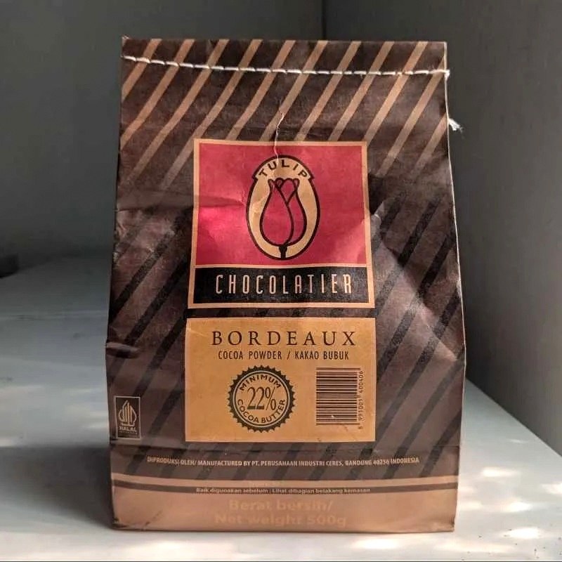 Jual TULIP Chocolatier BORDEAUX Cocoa Powder 500gr - Kakao Coklat Bubuk ...