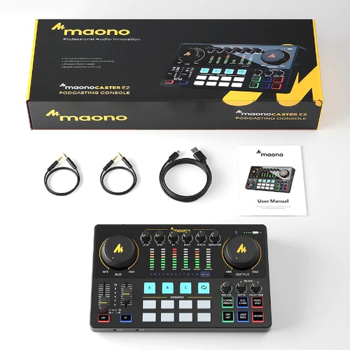 Jual Maono Caster AU-AME2 SoundCard Podcast ManoCaster E2 Podcasting ...