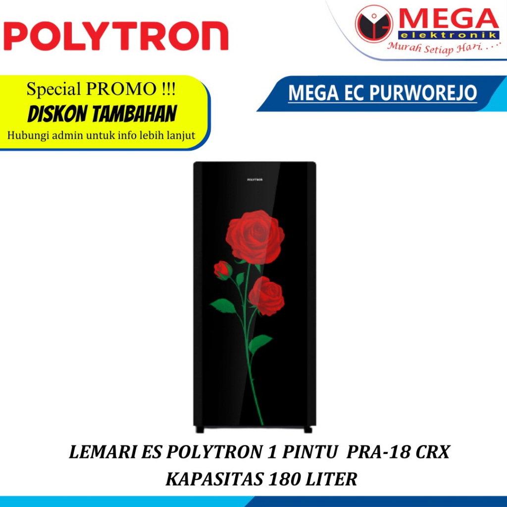 Jual LEMARI ES POLYTRON1 PINTU PRA 18 CRX | Shopee Indonesia