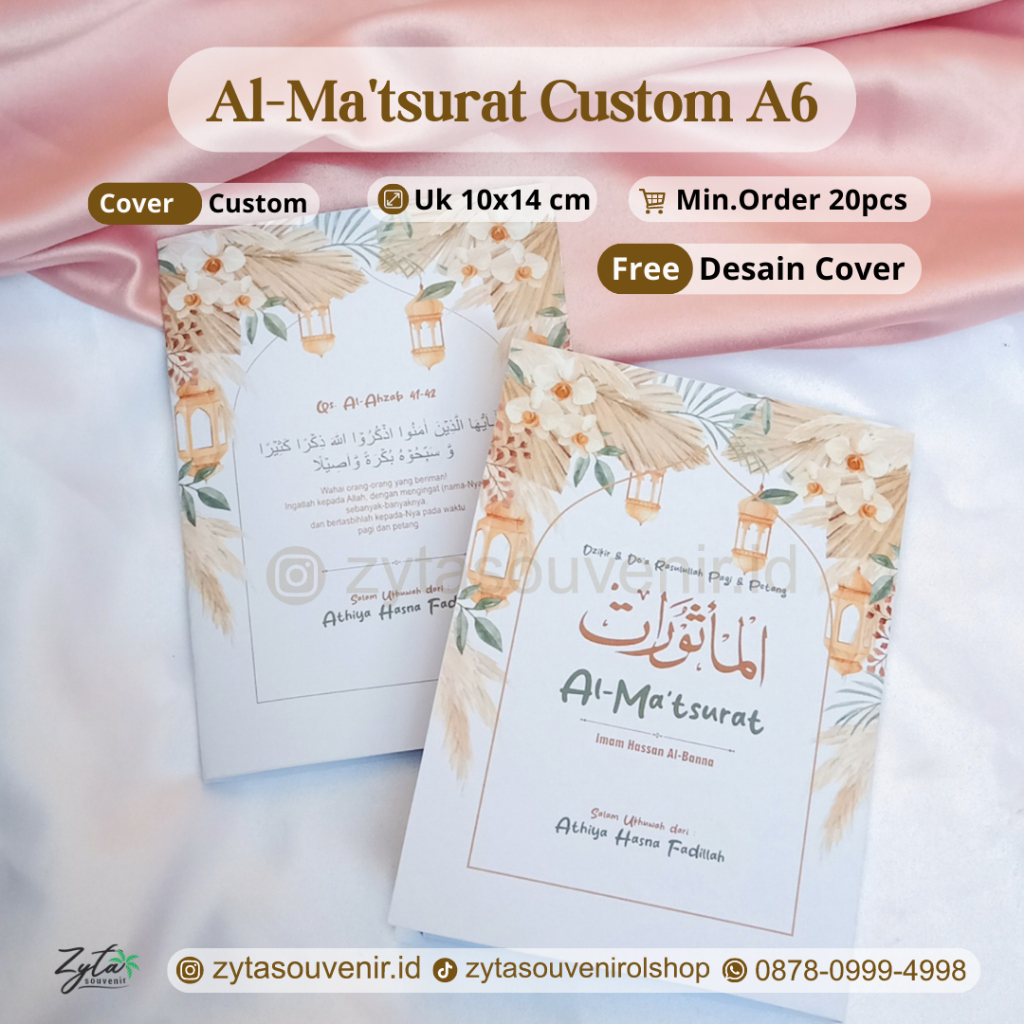 Jual Buku Bacaan Doa dan Dzikir Zikir Pagi Petang Al matsurat Cover ...