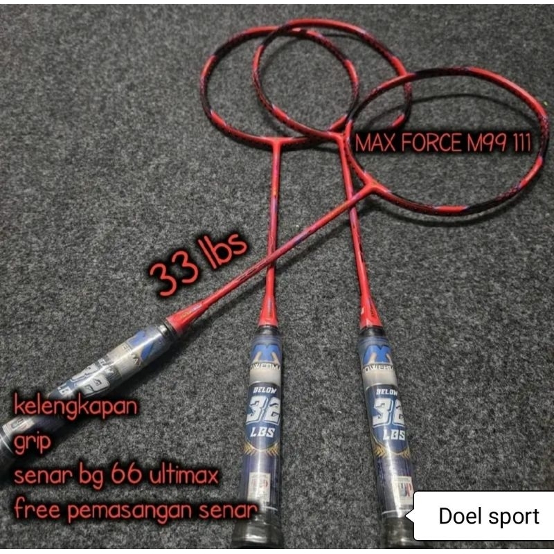 Jual RAKET BADMINTON POWERMAX MAX FORCE 99 111 | Shopee Indonesia