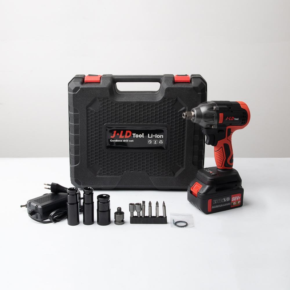 Jual JLD 88VF Brushless Mesin bor Impact baterai 13MM Cordless Impact wrench Impact jld JV88 ...