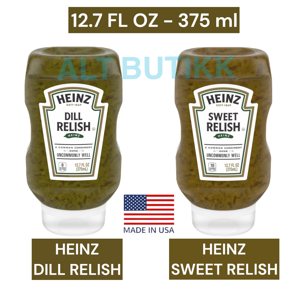 Jual HEINZ SQUEEZABLE DILL RELISH - SWEET RELISH | 375 ml | CONDIMENT ...