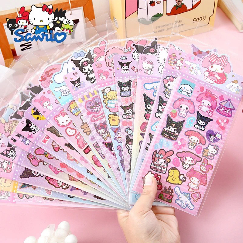 Jual JUMBO STICKER SANRIO GLOSSY STICKER SANRIO GLITTER IMPORT STICKER ...