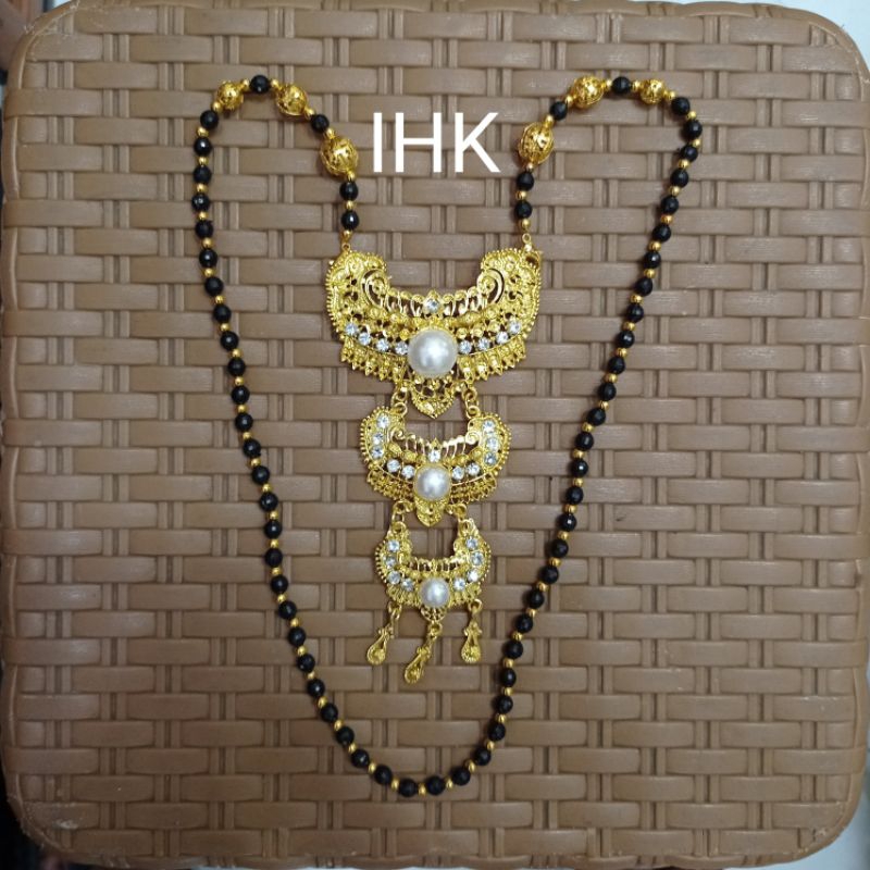 Jual 9 BENTUK BROS KALUNG KOLARA PESTA WARNA GOLD EMAS PUTIH HITAM ADAT ...
