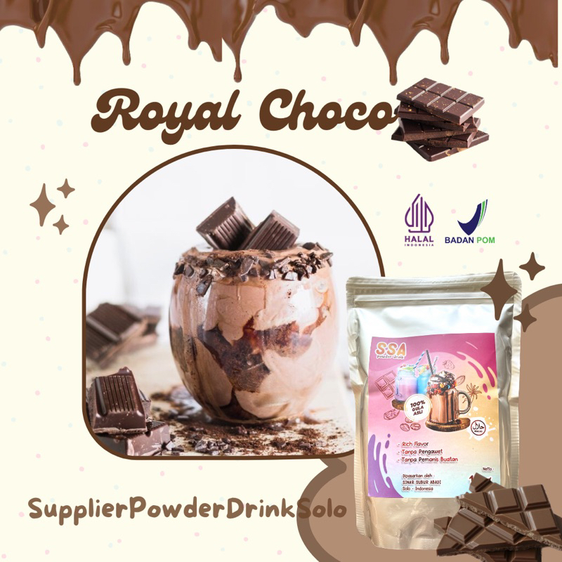 Jual Powder Drink Royal Choco 1 KG / Bubuk minuman rasa Royal choco ...