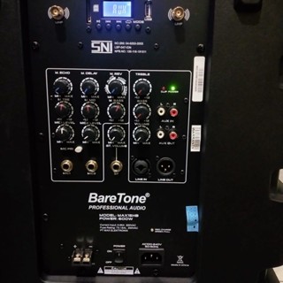 Jual SPEAKER PORTABLE WIRELESS BARETONE MAX15HB MAX 15HB MAX 15 HB ...