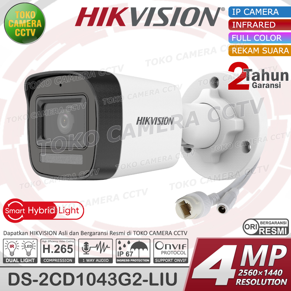 Jual IP CAMERA 4MP HIKVISION DS-2CD1043G2-LIU IP KAMERA POE COLORVU ... Jual IP CAMERA 4MP HIKVISION DS-2CD1043G2-LIU IP KAMERA POE COLORVU ...