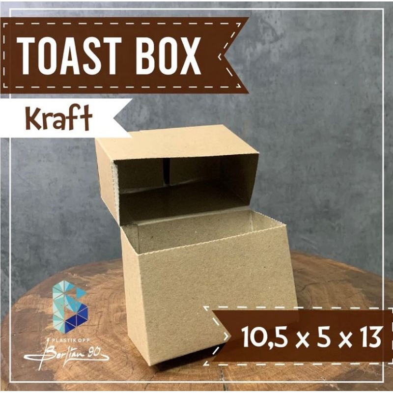 Jual 50pcs box toast / kotak toast / dus roti bakar / kotak roti ...