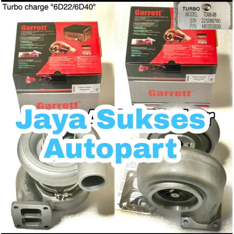 Jual Turbo charger Mitsubishi Fuso 6D22 6D40 TD08-98 Garrett Original | Shopee Indonesia