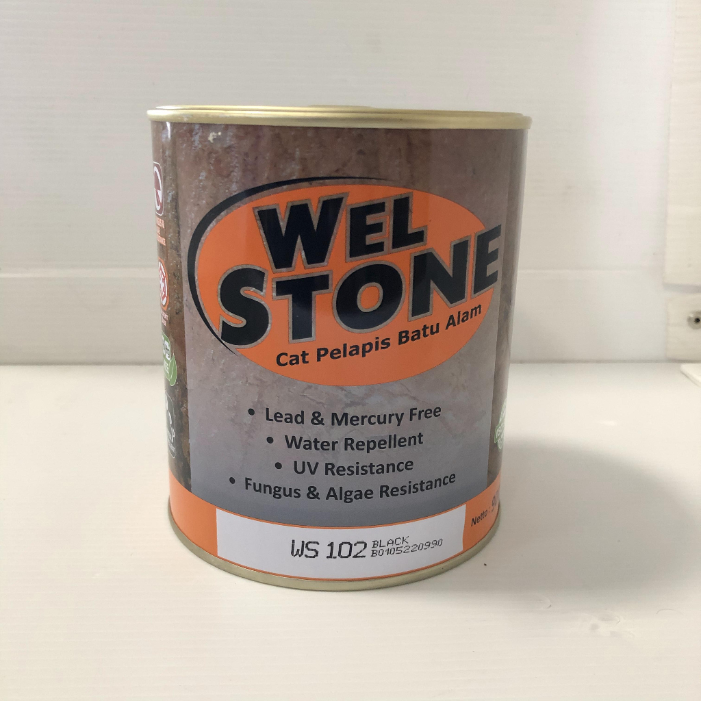 Jual CAT PELAPIS BATU ALAM WELSTONE ANTI JAMUR DAN LUMUT | Shopee Indonesia