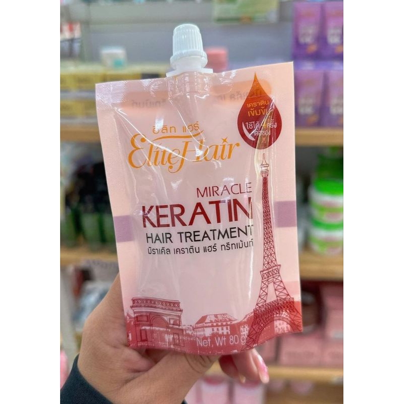 Jual Elite Hair Miracle Keratin Hair Treatment (80gr) | Shopee Indonesia