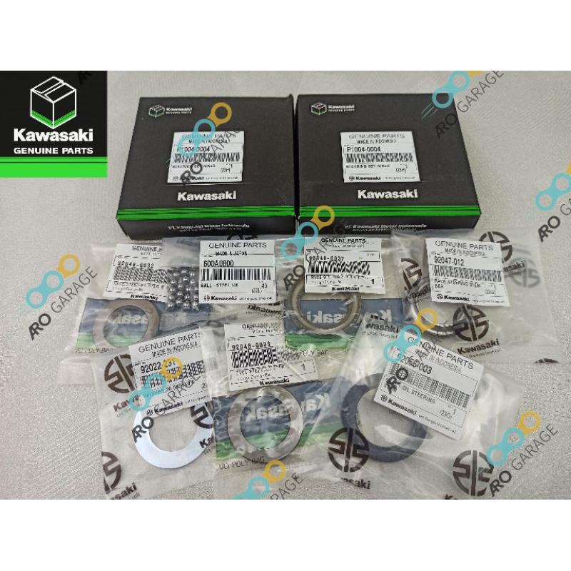 Jual Komstir set Ninja RR R SS 150 Original Kawasaki Steering Set Ninja P1004-0004 | Shopee ...