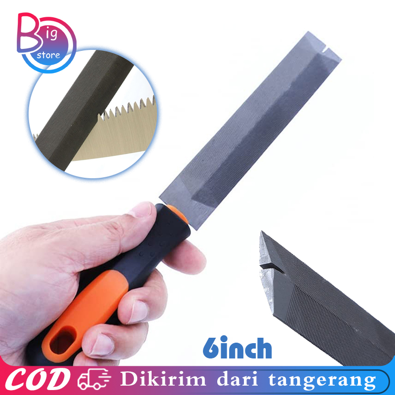 Jual Kikir Gergaji Kayu Original 6 Inch Kikir Gergaji Mesin Alat Asah ...
