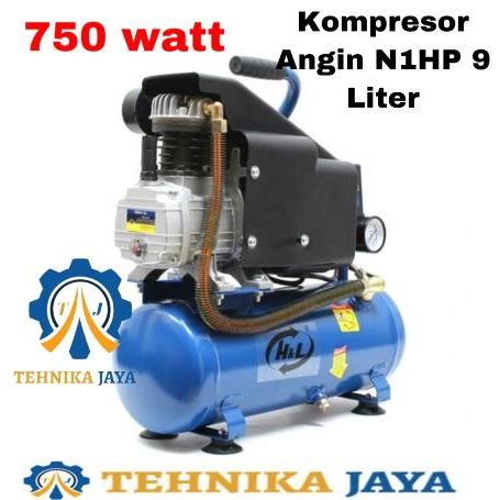 Jual Kompresor Listrik H&L N1HP 9 Liter Portable Mini Air Compressor HL ...