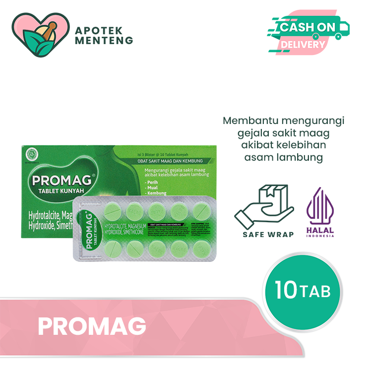 Jual Promag Tablet Strip - Obat Sakit Maag dan Asam Lambung | Shopee ...