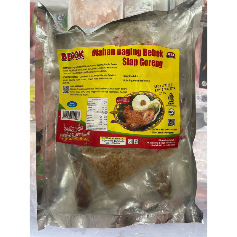 Jual Begok bebek siap goreng 400gr | Shopee Indonesia