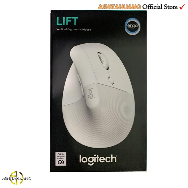Jual Logitech LIFT Mouse Ergonomic Vertical Wireless Bluetooth Silent ...