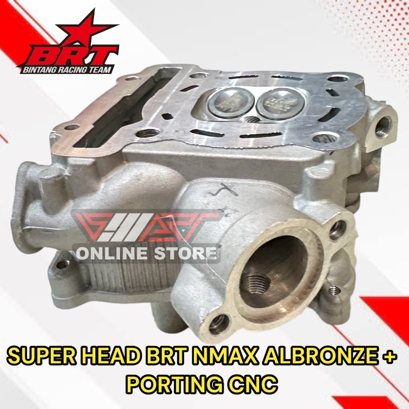 Jual SUPER HEAD BRT YAMAHA NMAX ALBRONZE + PORTING CNC | Shopee Indonesia