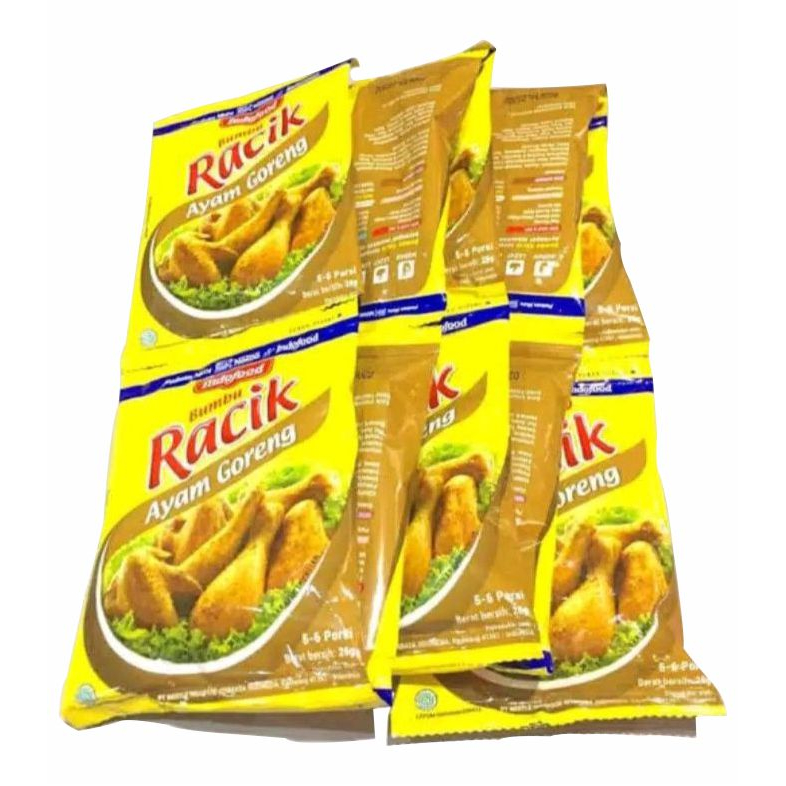 Jual Indofood Bumbu Racik Ayam Goreng 26 gr / Bumbu Racik Ayam Goreng ...