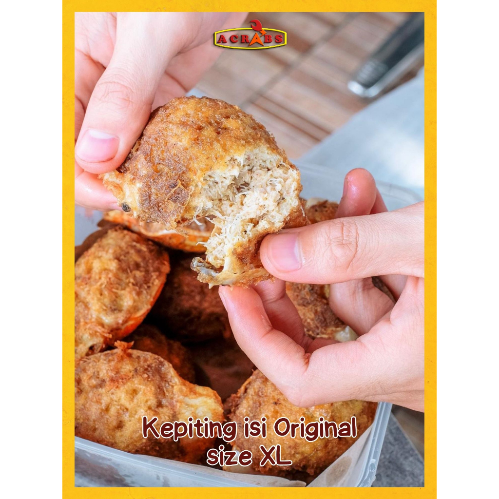 Jual Acrabs Kepiting isi Original (XL) 10 pcs 575 gram (FROZEN ...