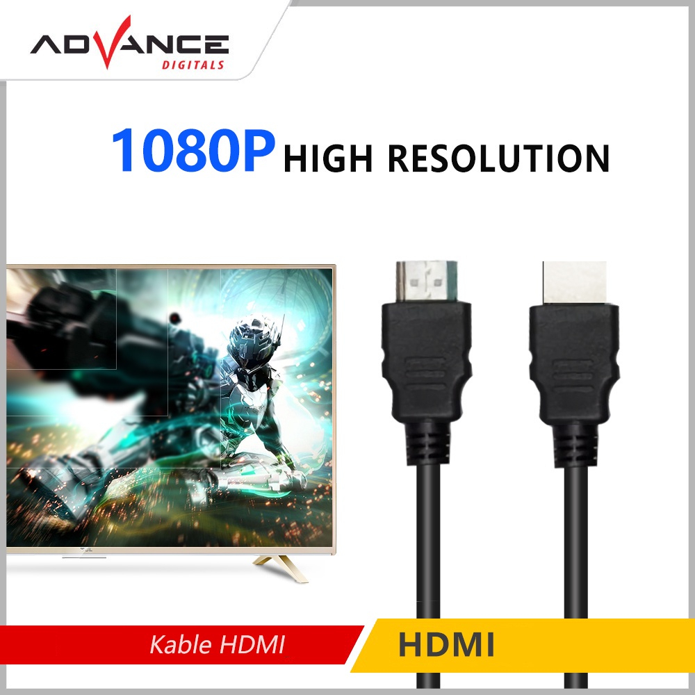 Jual Ong Houseware - Advance Kabel Hdmi To Hdmi 1 Meter Full Hd 1080P ...
