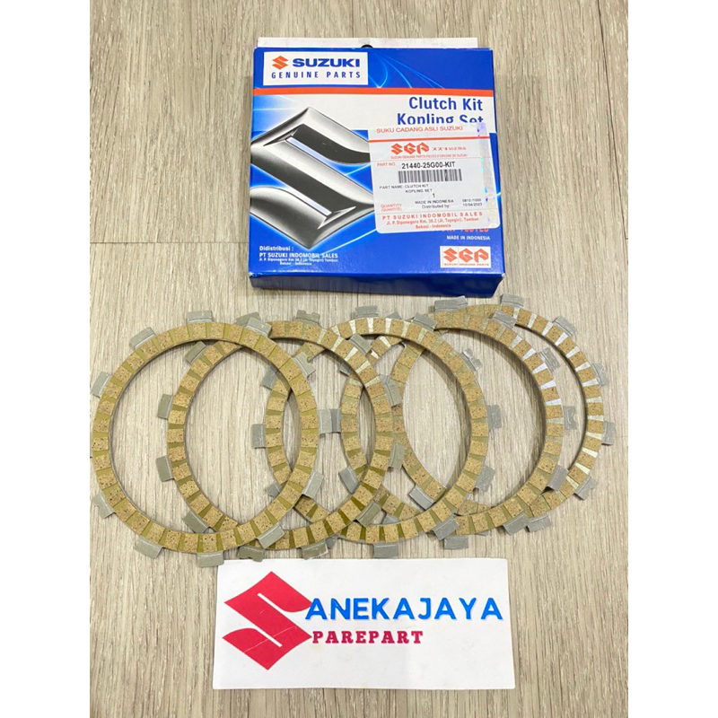 Jual KAMPAS KOPLING KARBU SATRIA FU 150 FXR RAIDER ASLI SGP ORIGINAL SUZUKI 21440-25G00-KIT ...