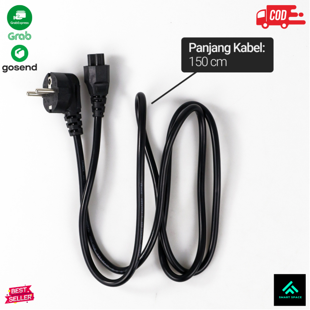 Jual Kabel Listrik Lubang Tiga Mickey Mouse EU Plug untuk Adaptor 150 ...
