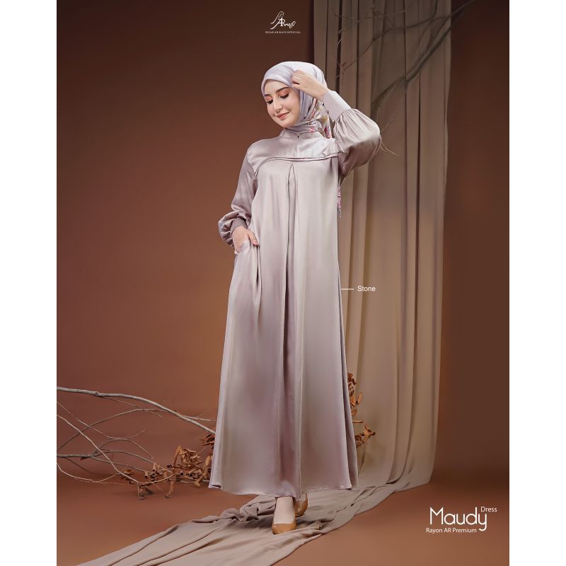 Jual MAUDY DRESS DRESS CANTIK DRESS MEWAH DRESS AR RAFI | Shopee Indonesia