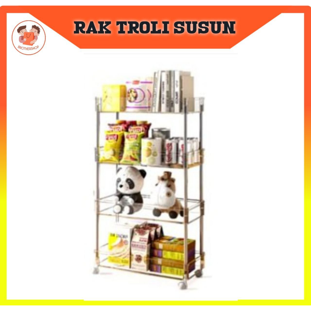Jual Brother's Shop rak troli rak serbaguna - 100527 | Shopee Indonesia