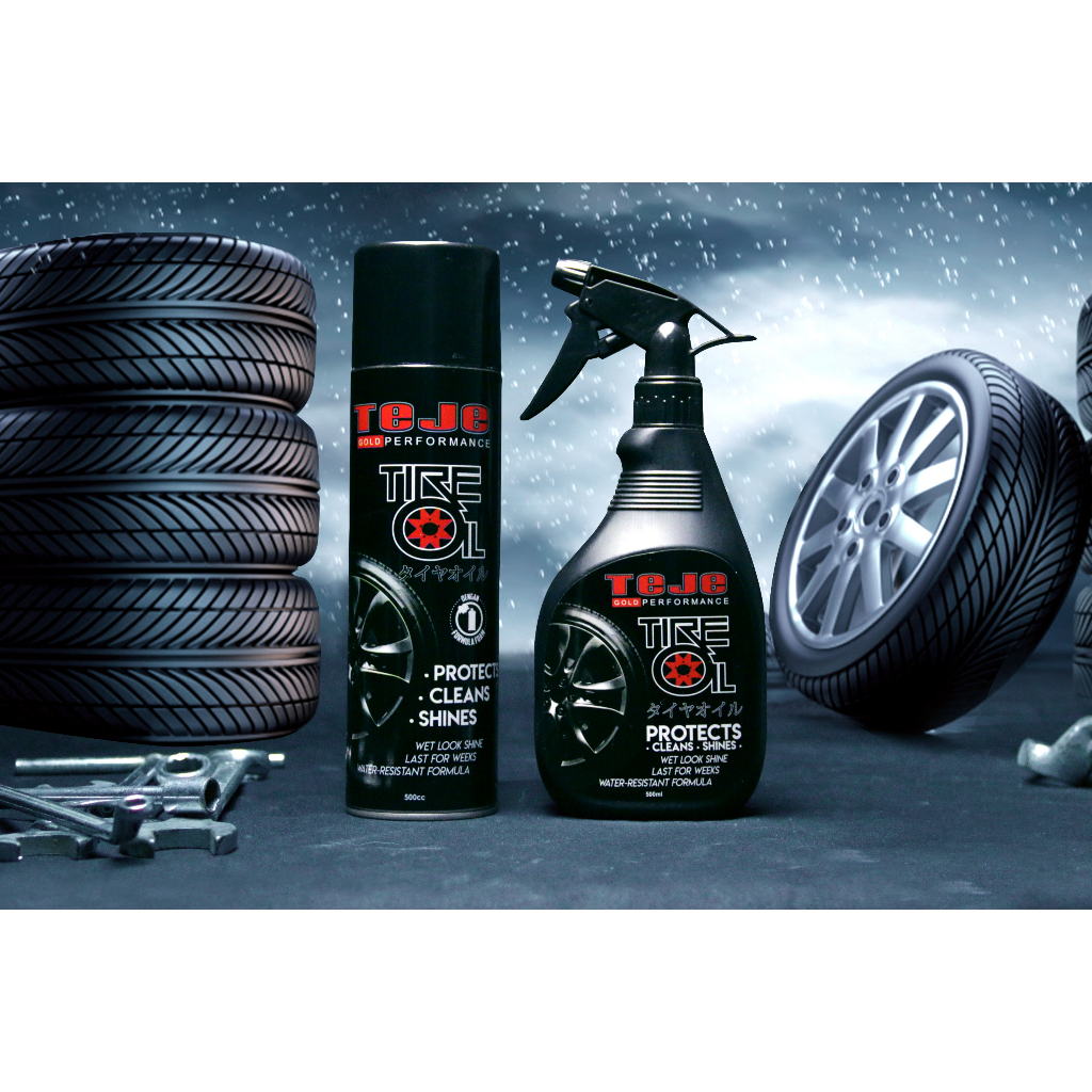 Jual Semir Ban Teje Tire Oil Semir Hitam Ban | Shopee Indonesia