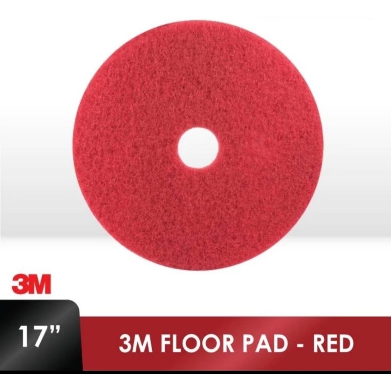 Jual Buffing pad 3m merah, putih, coklat, hitam 17 inch | Shopee Indonesia