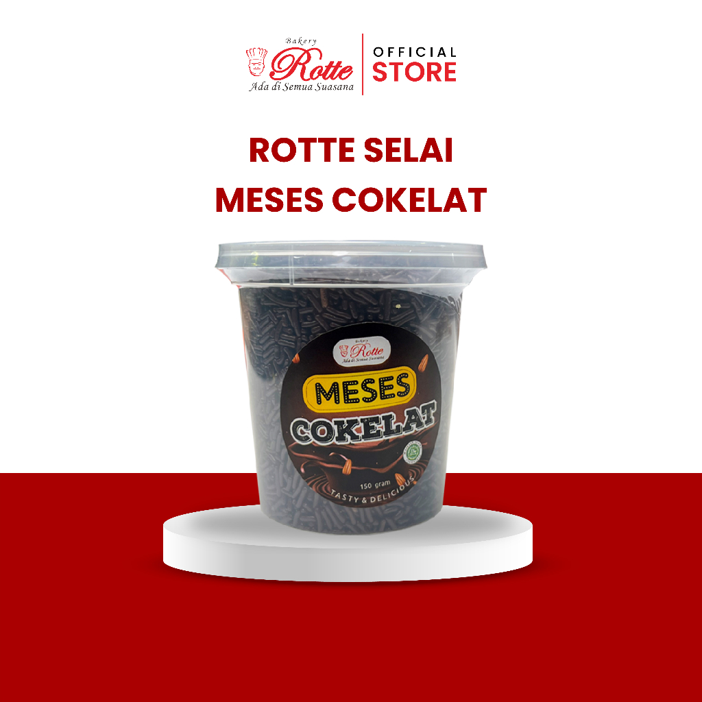 Jual Meses Coklat Rotte Bakery Ukuran 150 Gram | Shopee Indonesia