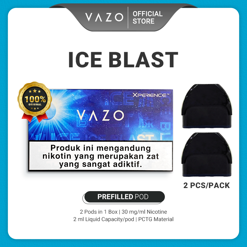 Jual VAZO Zippo Vape Pod - Ice Blast (2 Pods) | Shopee Indonesia