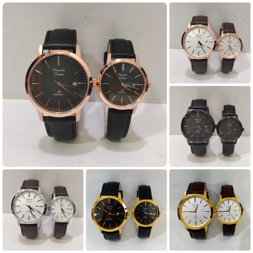 Jual Jam Couple Alexandre Christie AC1007 AC 1007 Original Garansi ...