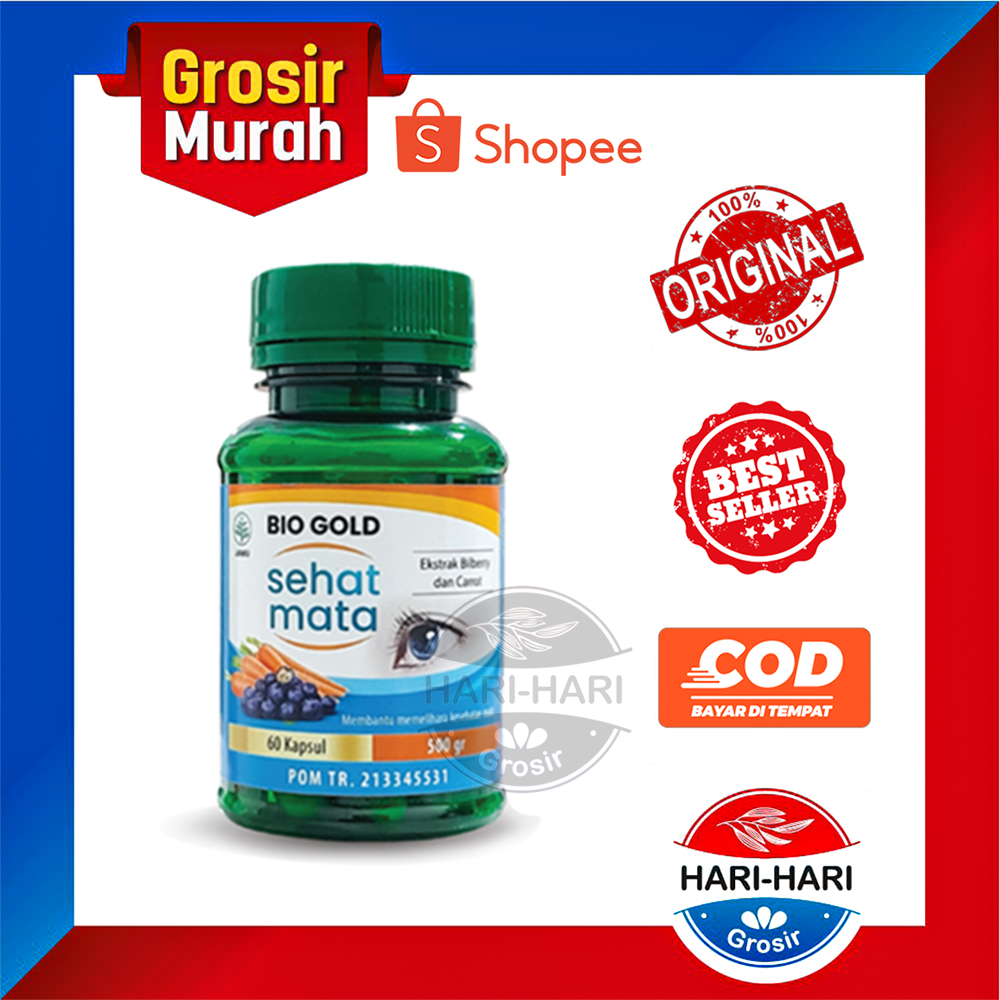 Jual Vitamin Mata Anak Sehat Mata Bio Gold Kapsul Ekstrak Blueberry Dan ...