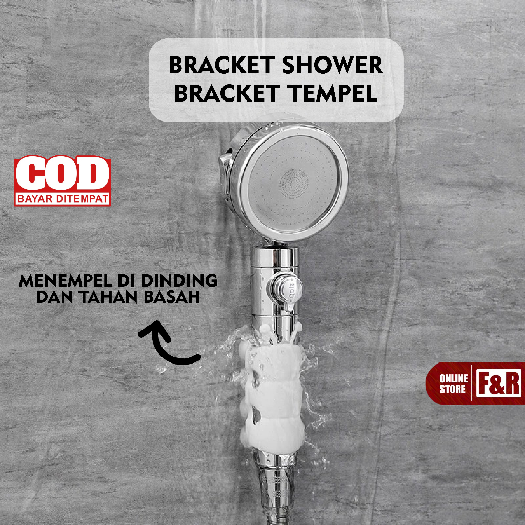 Jual Gantungan Shower Silicon Kamar Mandi Copot Pasang Hand Shower ...