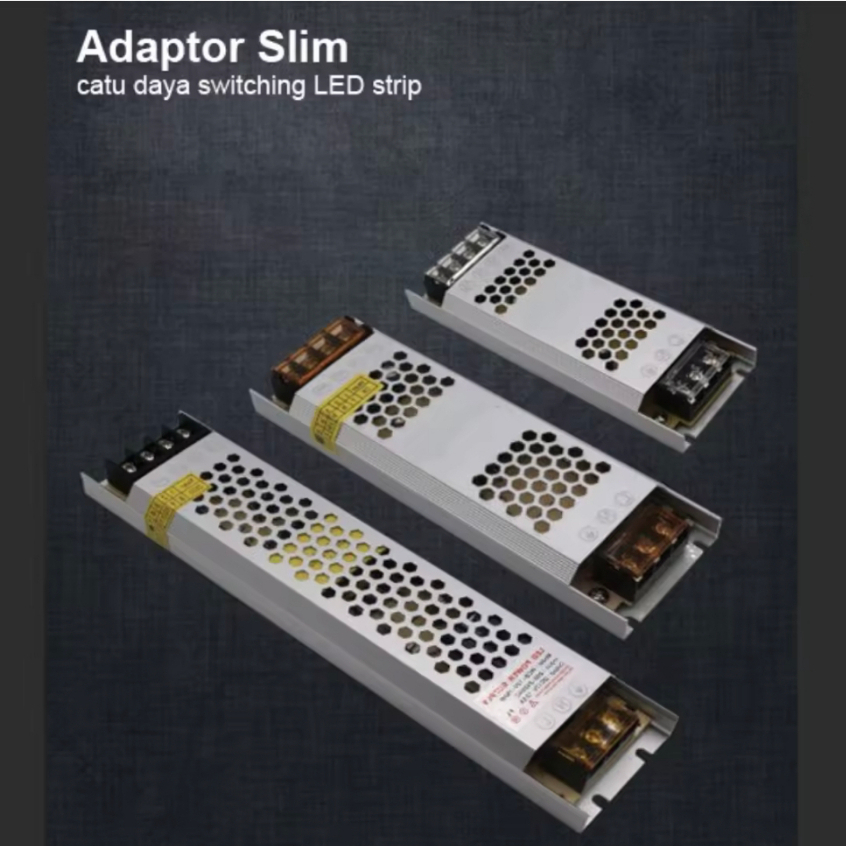 Jual Trafo LED Strip 3A 5A 10A 15A 12v Power Supply Slim Tipis AC DC Travo | Shopee Indonesia